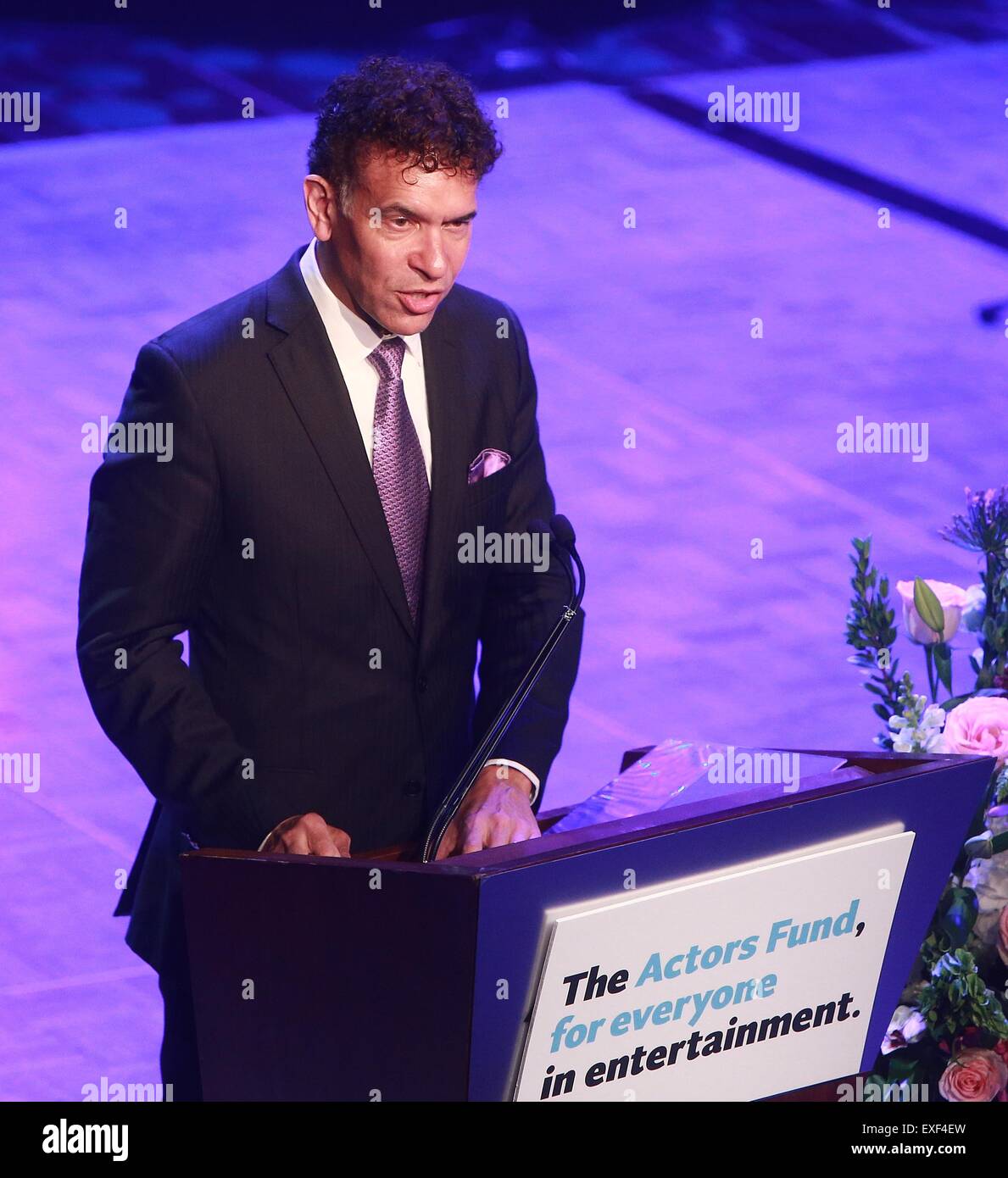 The 2015 Actors Fund Gala held at the New York Marriott Marquis Hotel ...