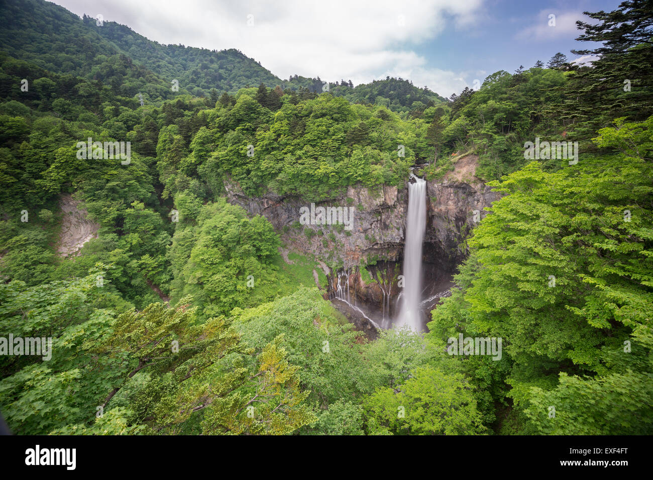 One of top 3 waterfalls in Japan. Kegon Falls, Nikko Stock Photo - Alamy