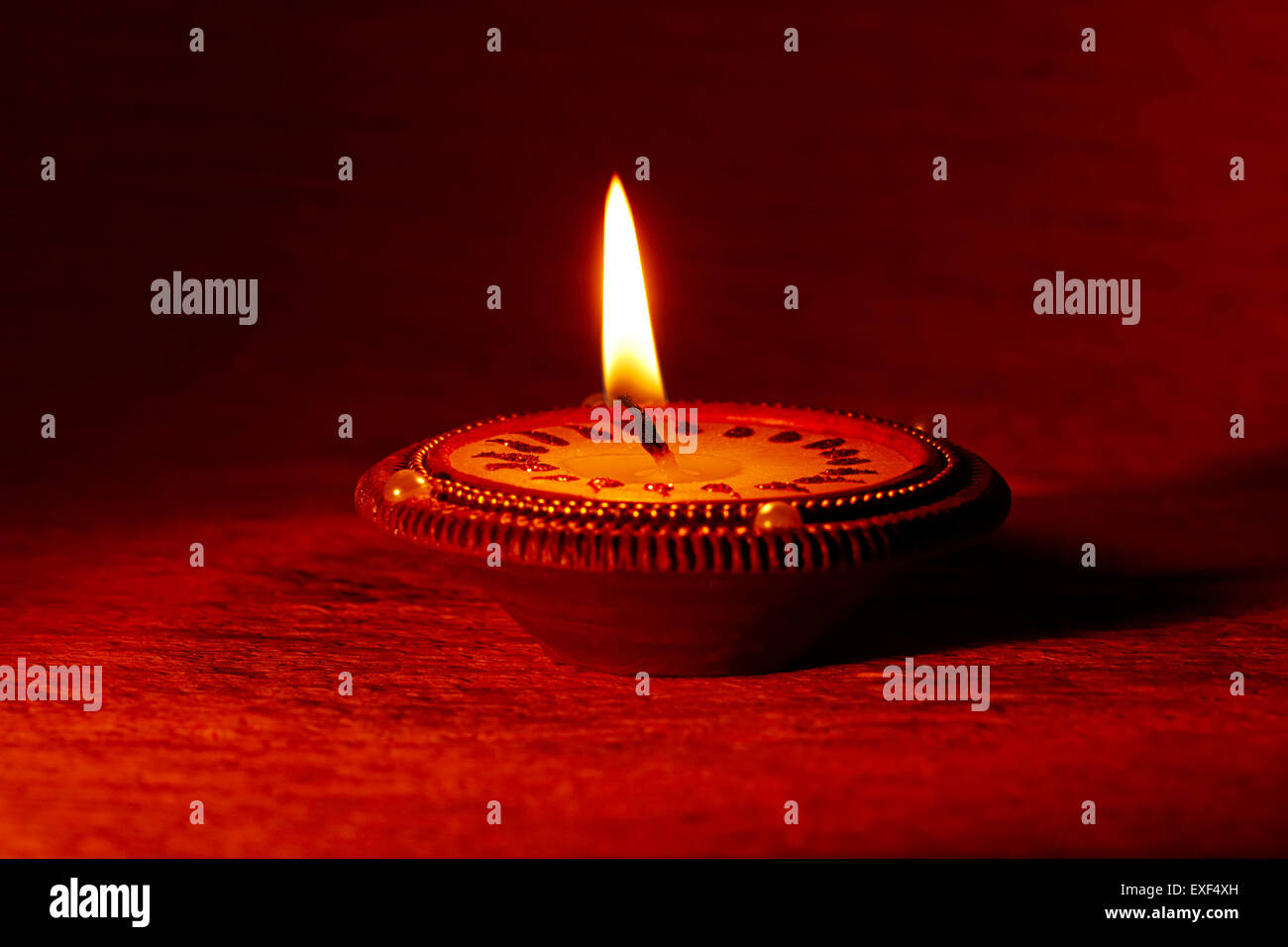 indian diwali Festival diya Nobody Stock Photo - Alamy