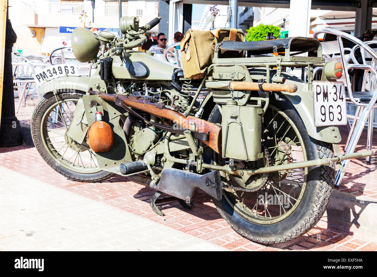 peugeot motorbike ww2 army motorcycle bike colors colours gun weapon ...