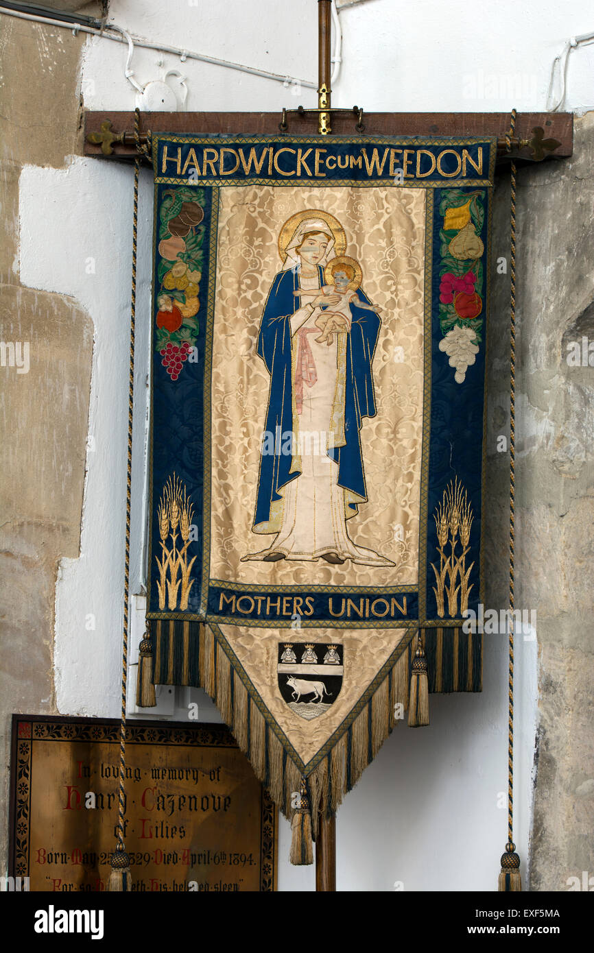 Mothers Union banner, St. Mary`s Church, Hardwick, Buckinghamshire ...