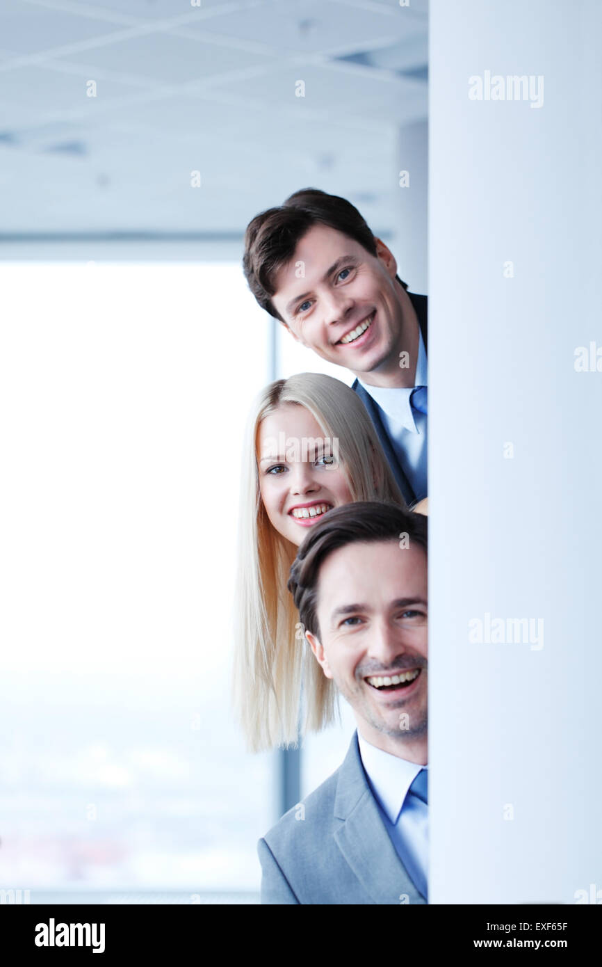 Happy business people Stock Photo - Alamy