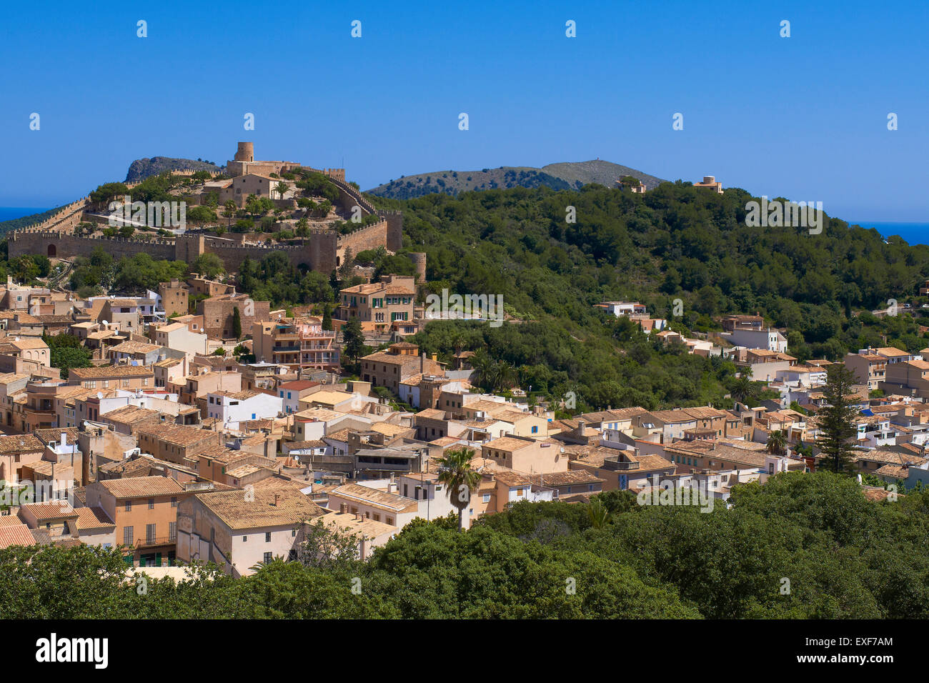 Capdepera, Castle, Mallorca Island, Majorca, Balearic Islands, Spain ...