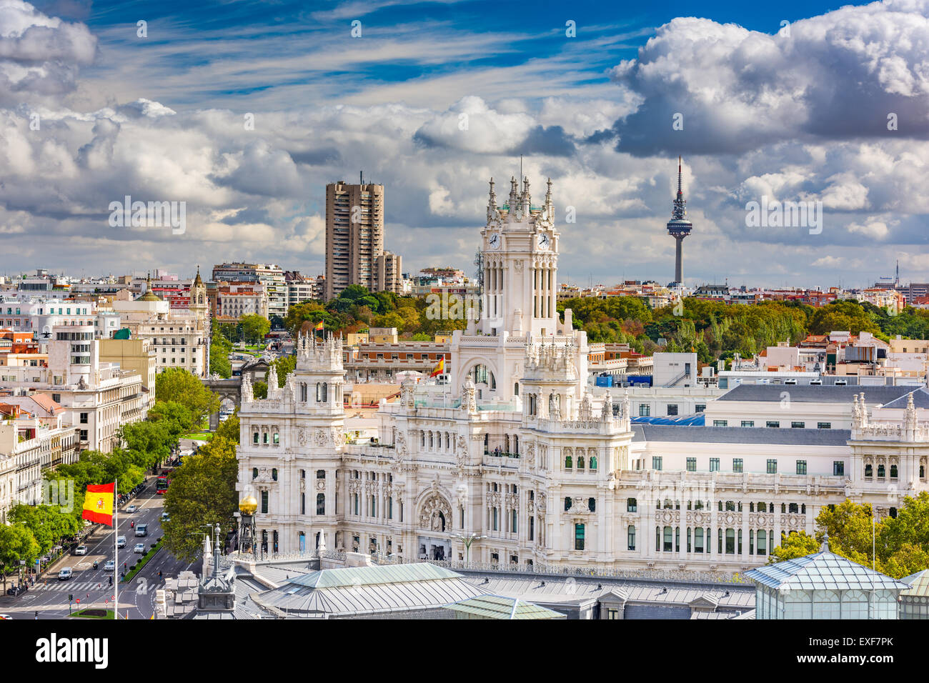 View of the downtown of madrid hi-res stock photography and images - Alamy