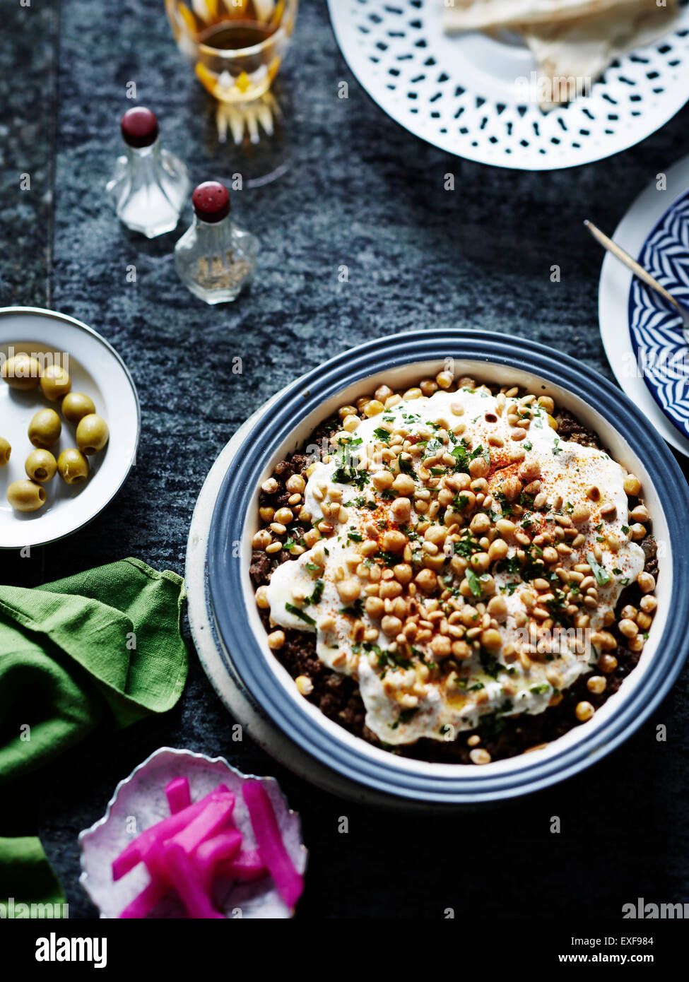 Fatteh and meat hi-res stock photography and images - Alamy