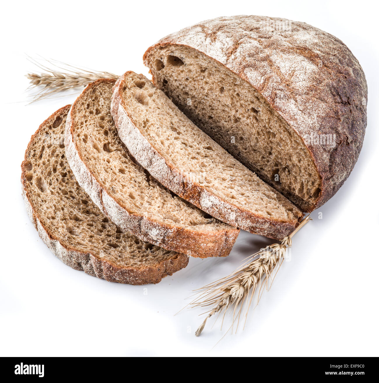 White isolated bread hi-res stock photography and images - Alamy