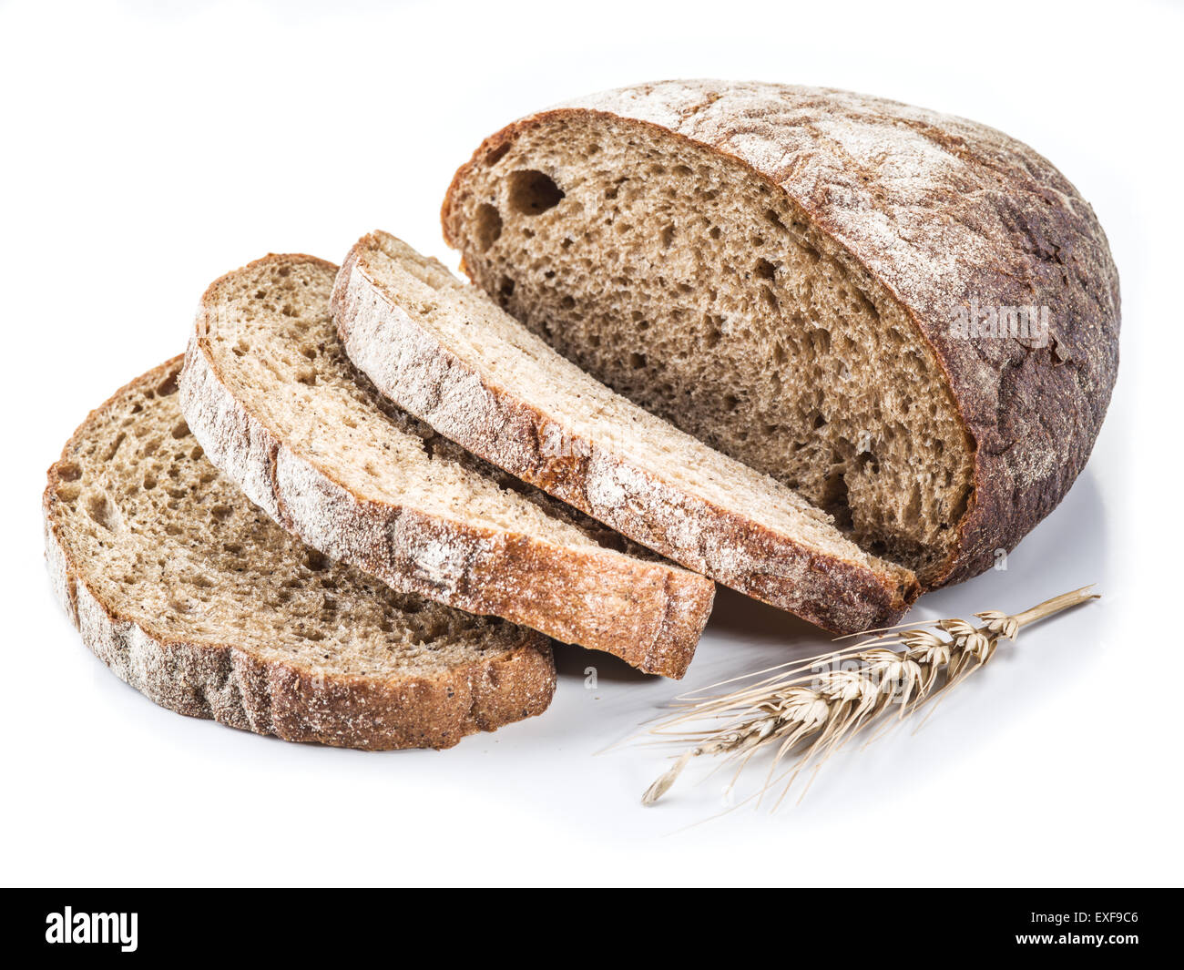 White isolated bread hi-res stock photography and images - Alamy