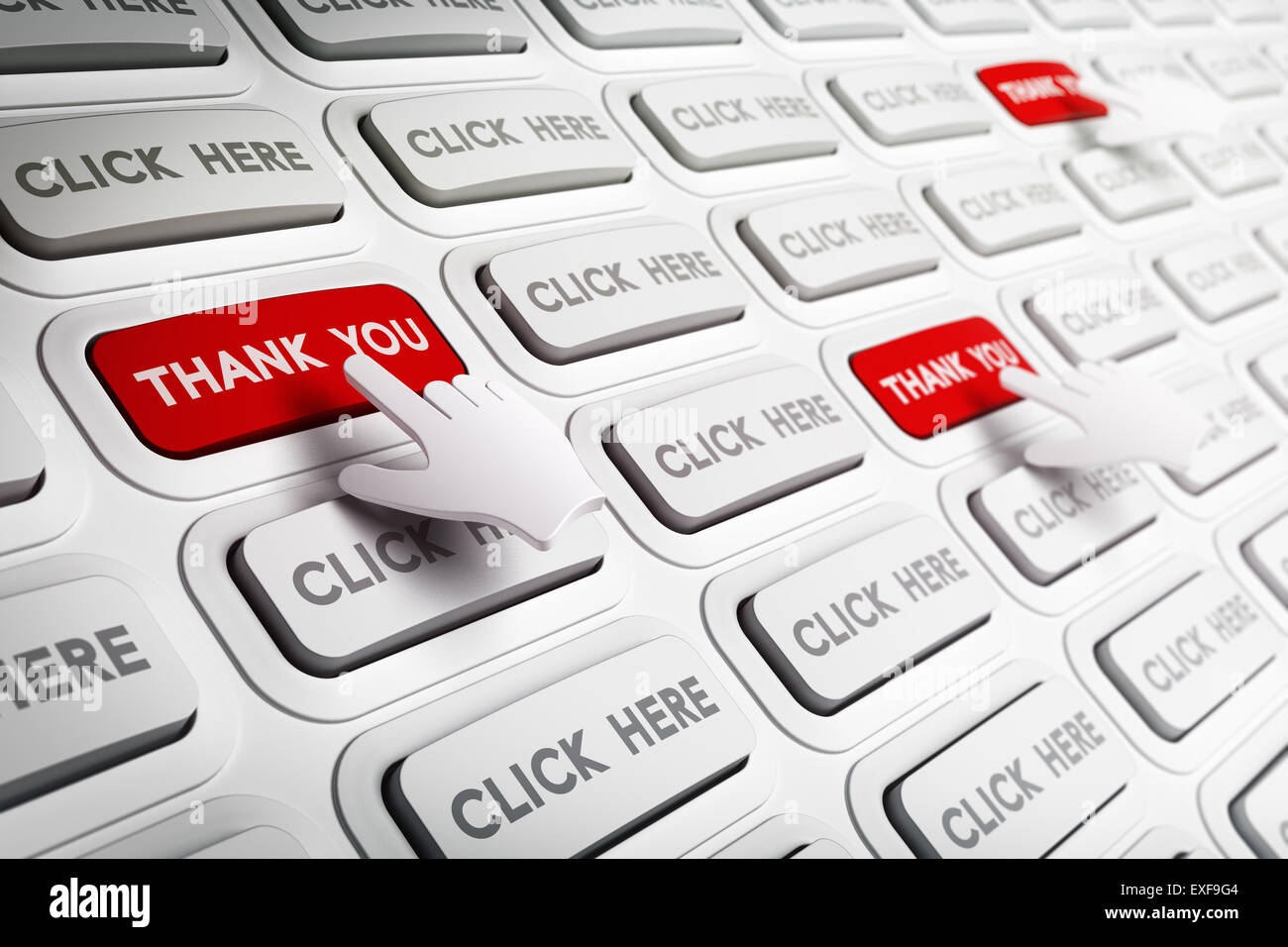 CTR, Click Through Rate concept, marketing campagne analytics ...