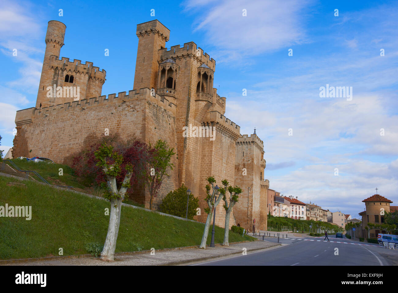 Olite, Palace of the Kings of Navarre, Castle, Navarre, Spain Stock ...