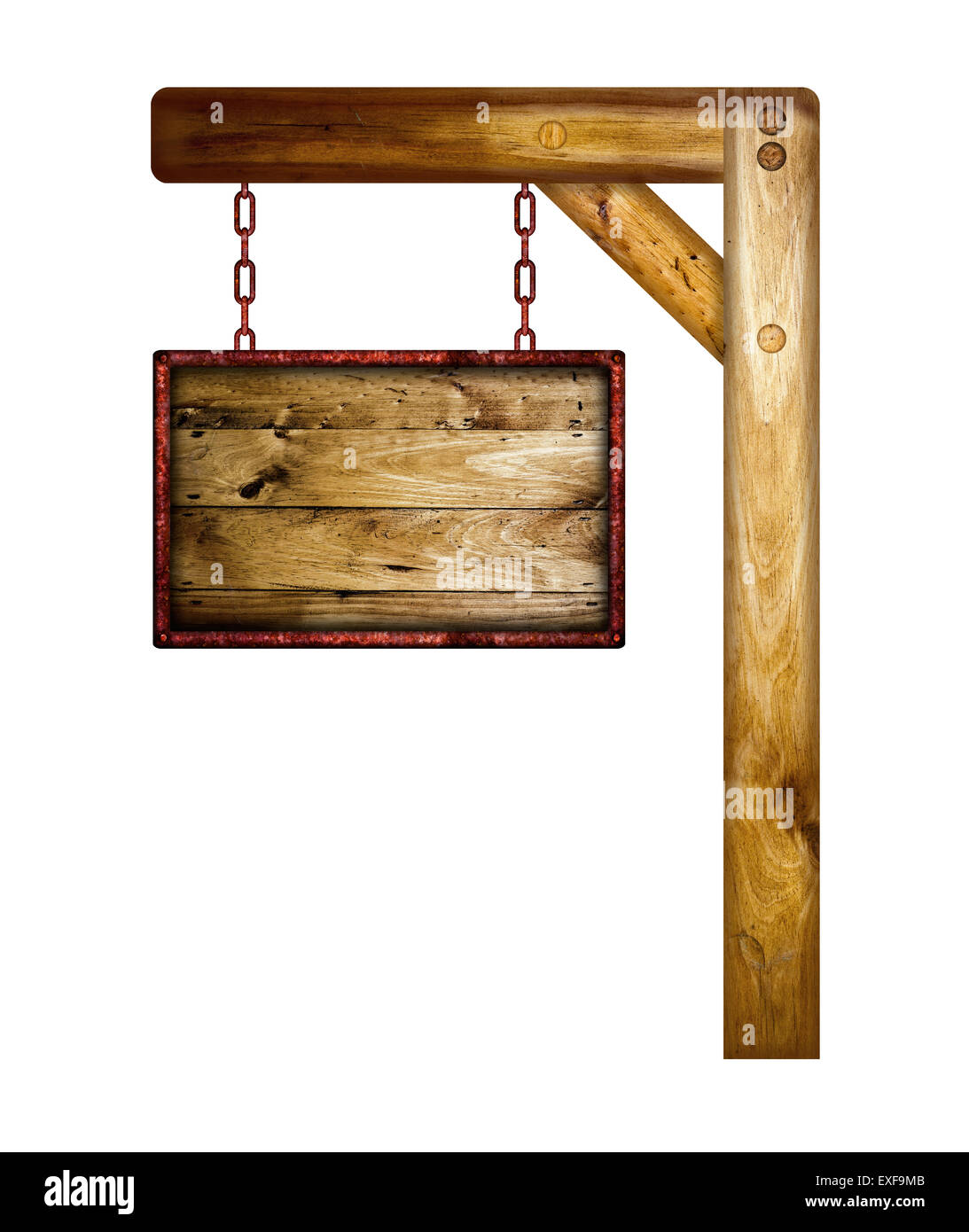 Old fashioned signpost Cut Out Stock Images & Pictures - Alamy