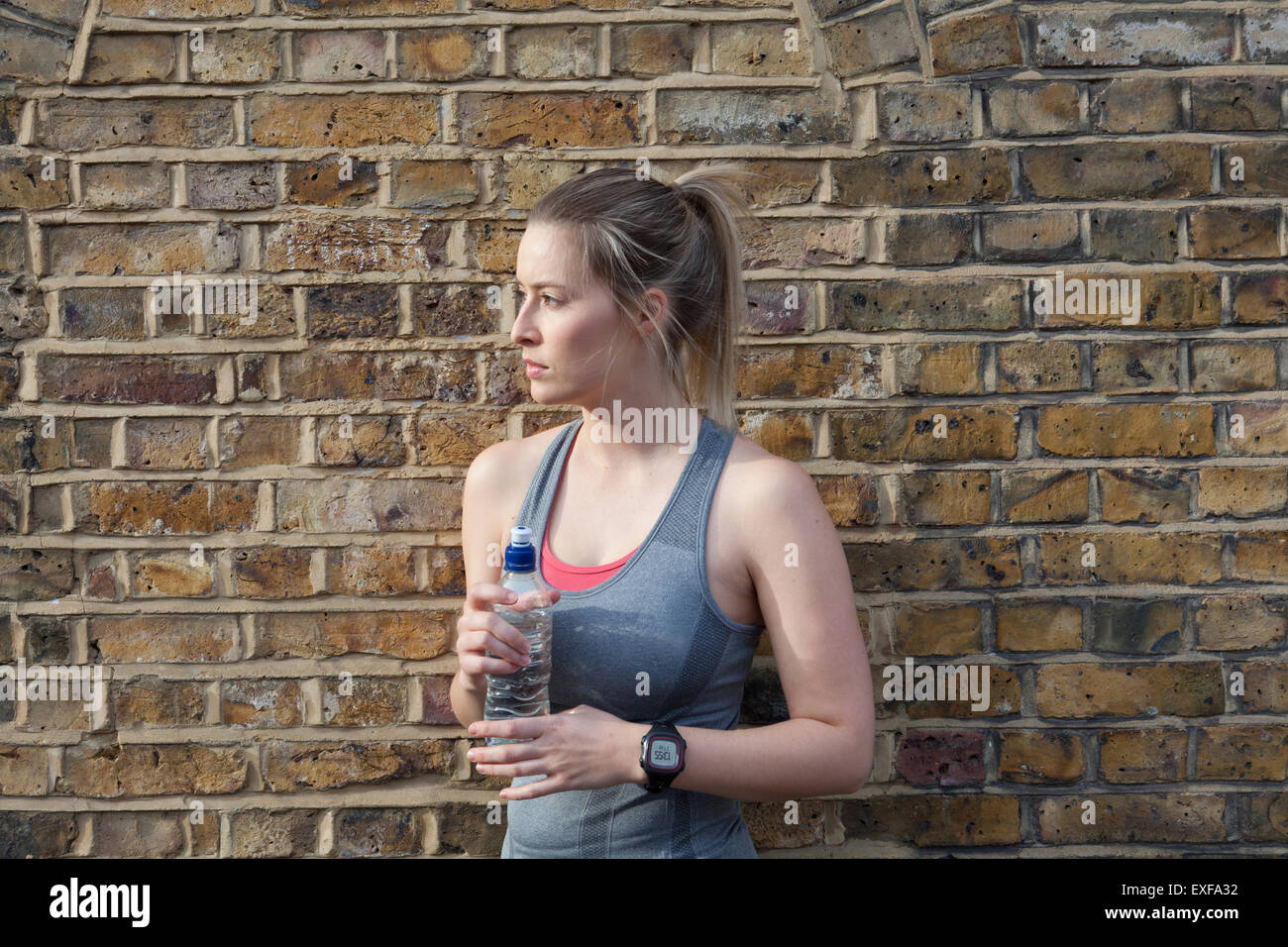 Water running over brick wall hi-res stock photography and images - Alamy