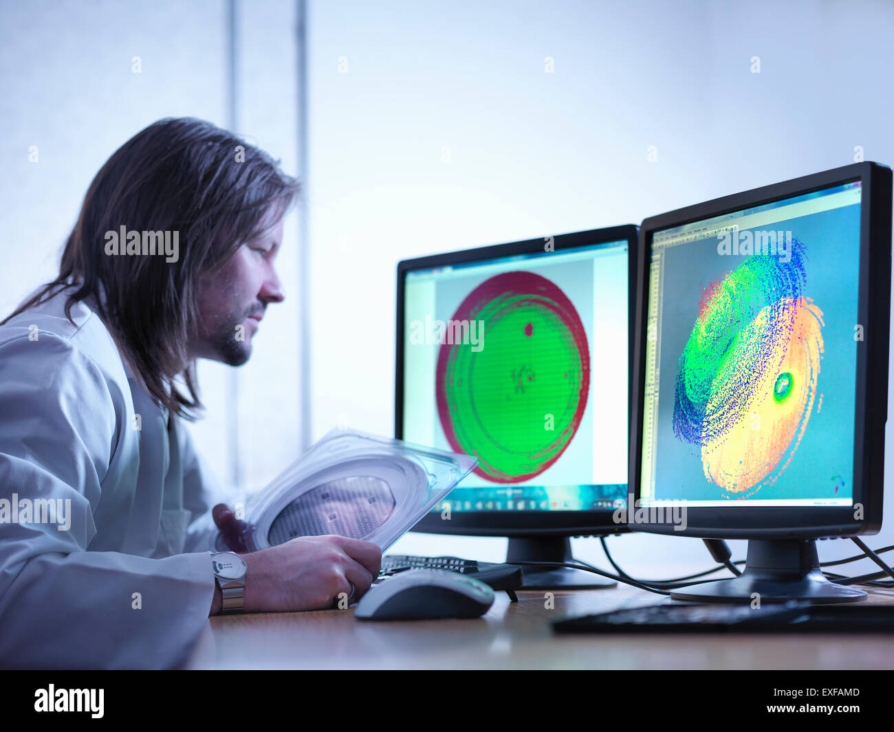 Map checking hi-res stock photography and images - Alamy