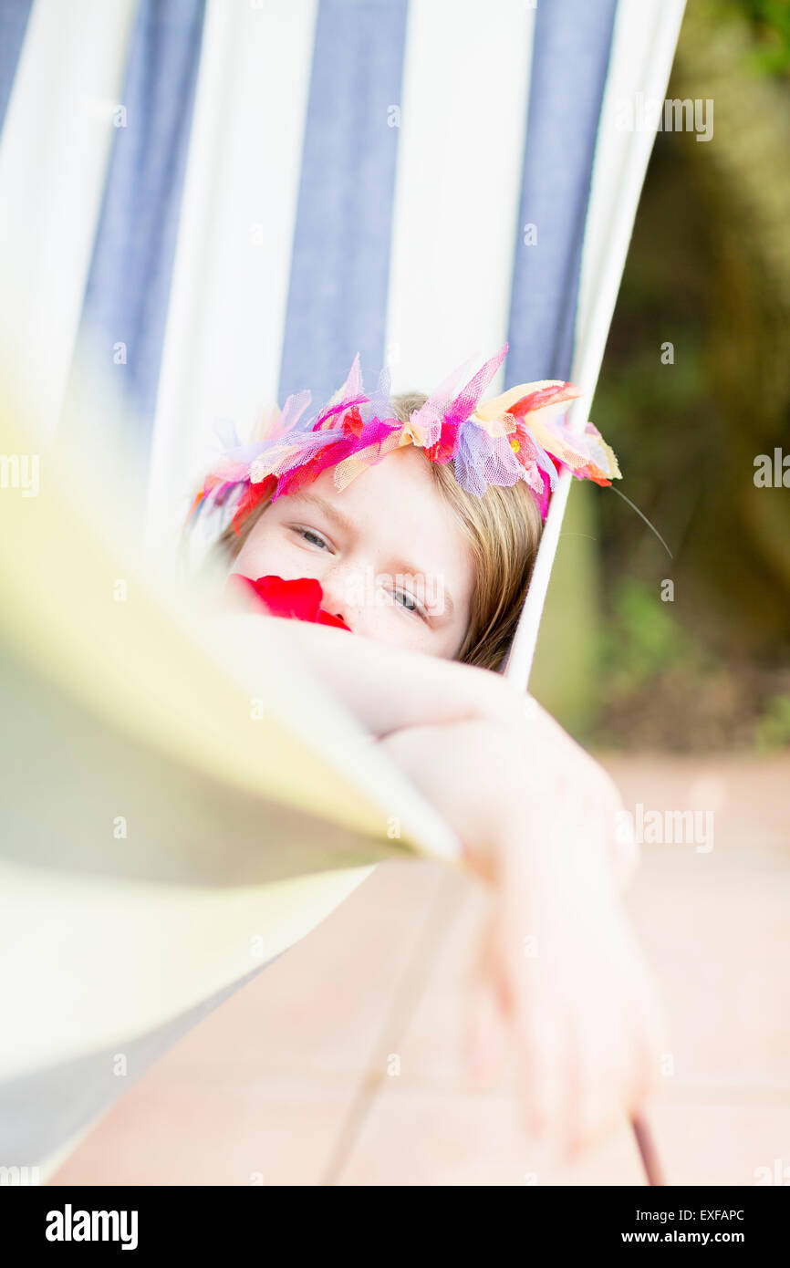 Hammock girl hi-res stock photography and images - Alamy