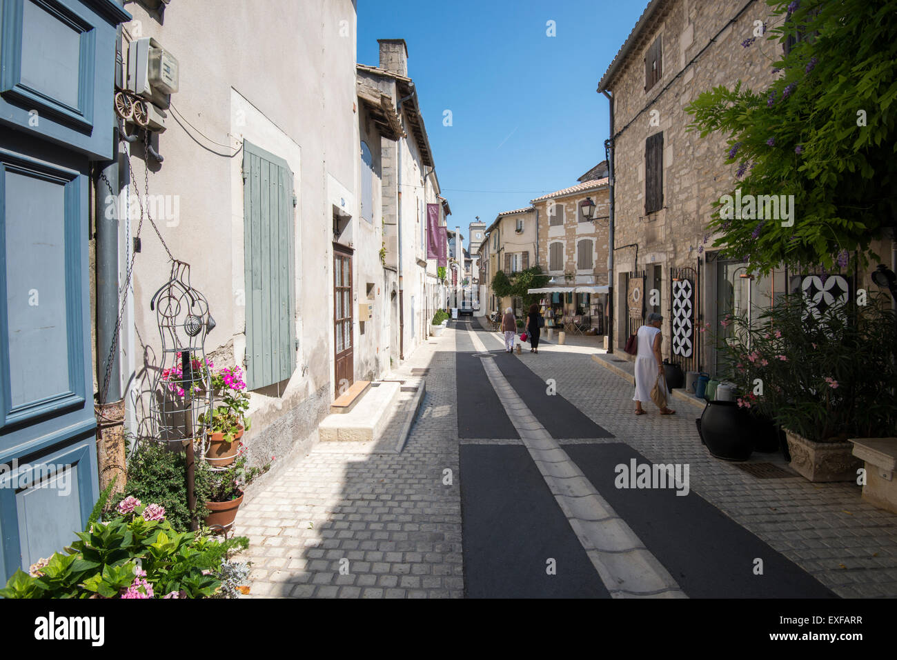 The picturesque town of Saint Remy de Provence, France EU Stock Photo ...