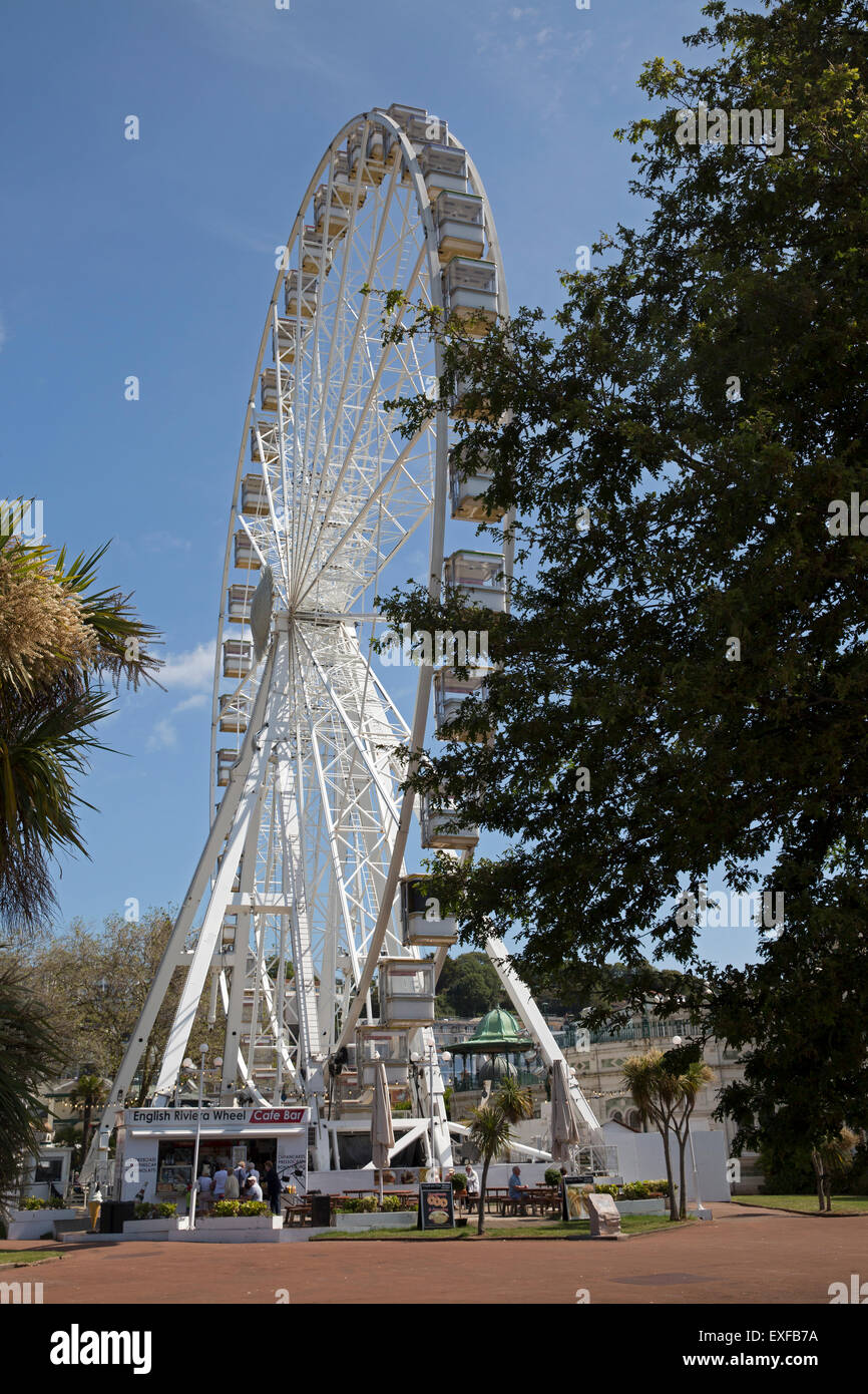 Ferris wheel in Torquay Devon Stock Photo - Alamy