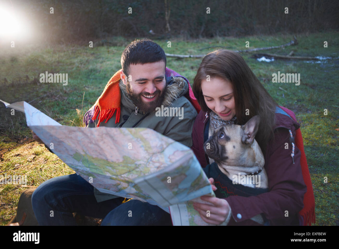 Map of woods hi-res stock photography and images - Alamy