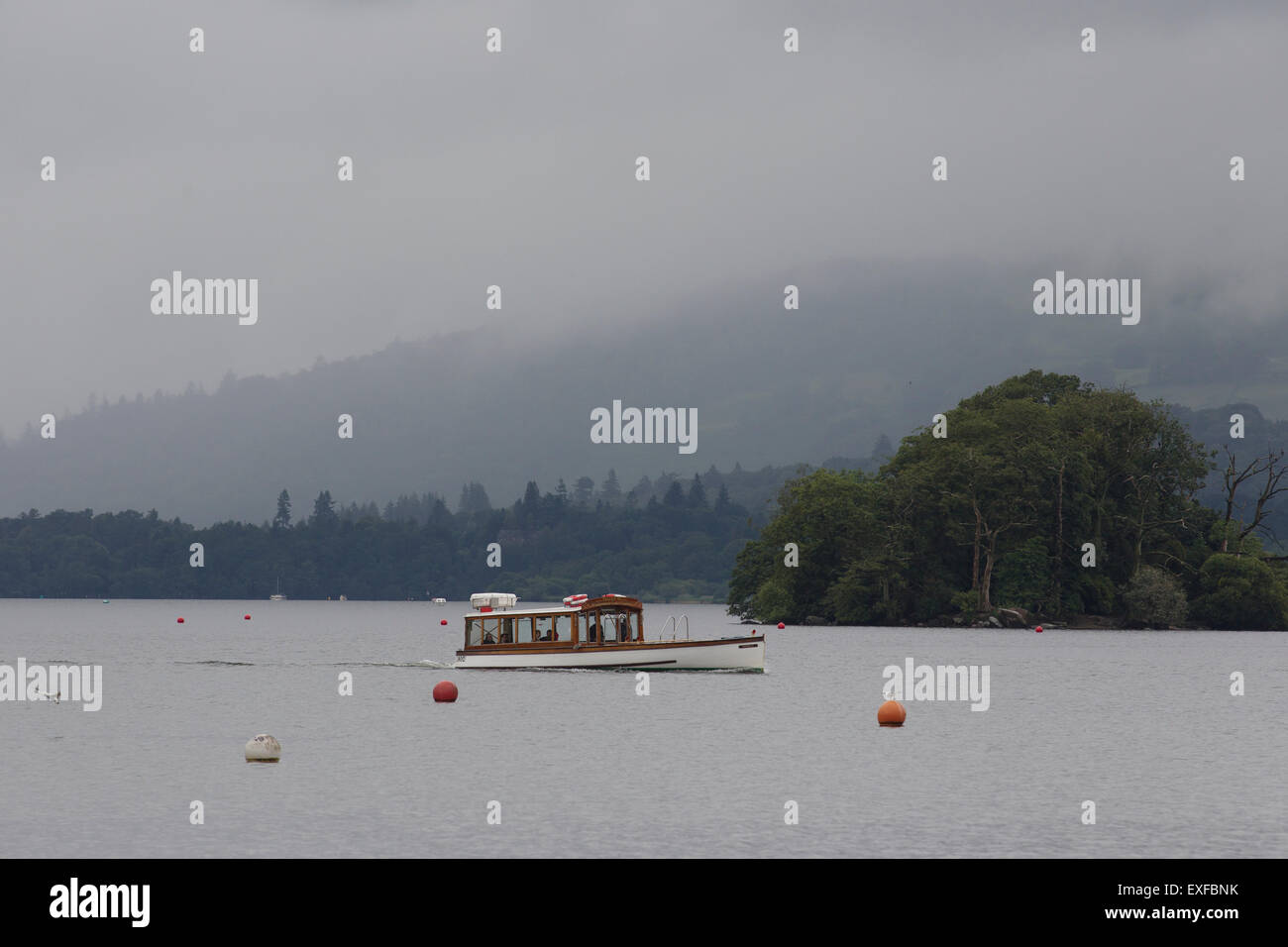Lake Windermere, Cumbria, UK. 13th July, 2015. UK Weather Lake ...
