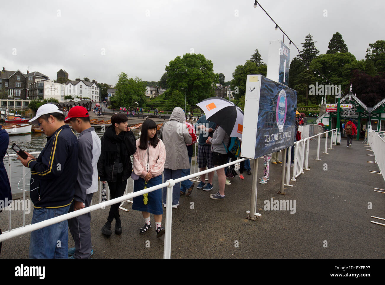 Lake Windermere, Cumbria, UK. 13th July, 2015. UK Weather Lake ...