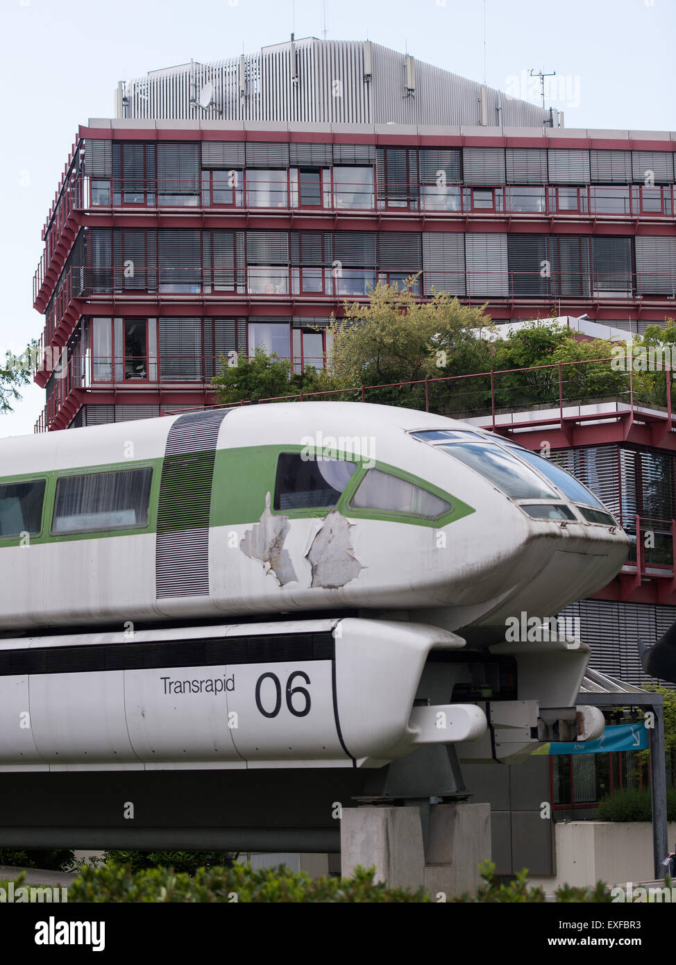Bonn, Germany. 20th May, 2015. A Transrapid high-speed train is ...