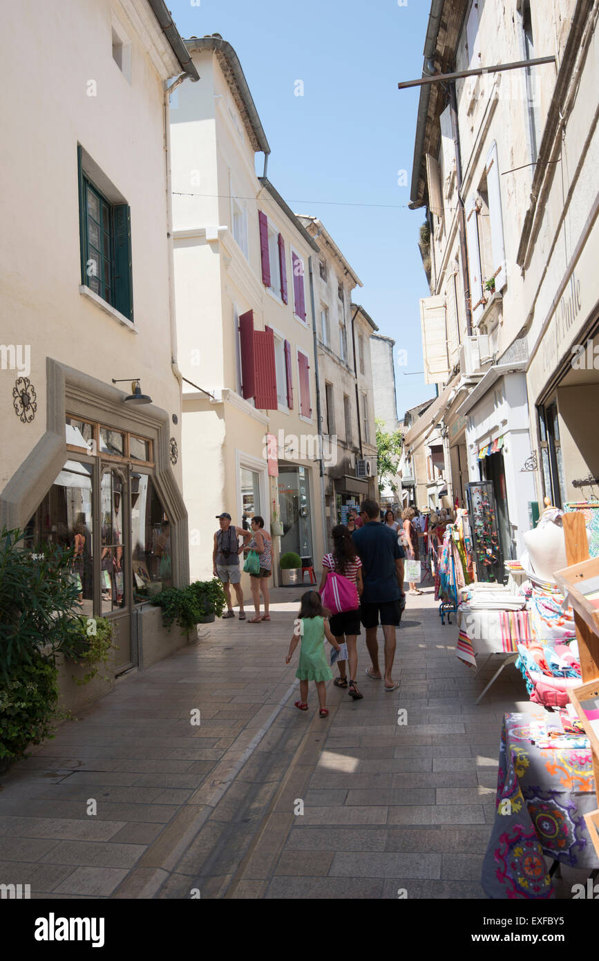 The picturesque town of Saint Remy de Provence, France EU Stock Photo ...