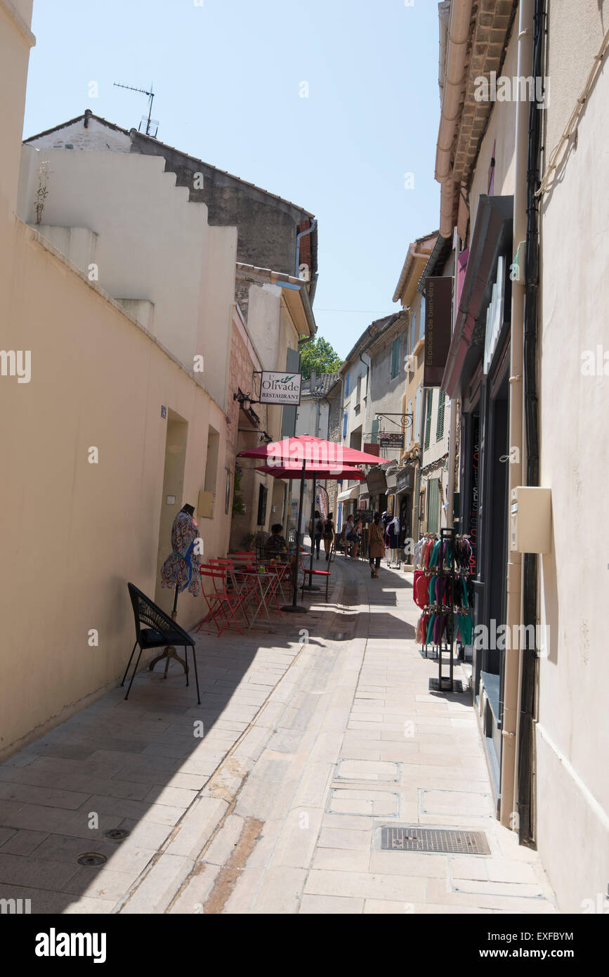 The picturesque town of Saint Remy de Provence, France EU Stock Photo ...
