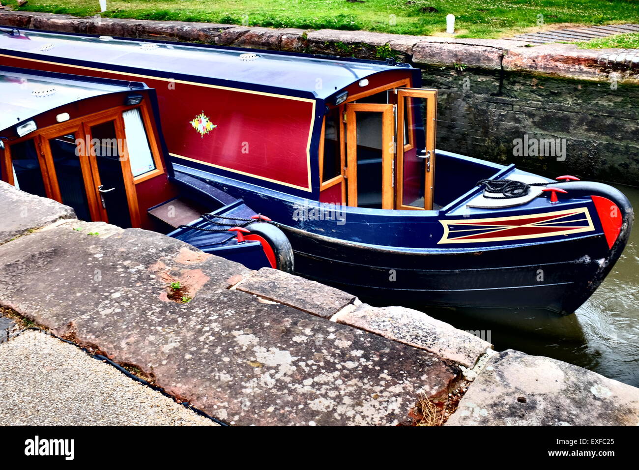 Narrow Boats on Diglis Basin Worcester, worcestershire Stock Photo - Alamy