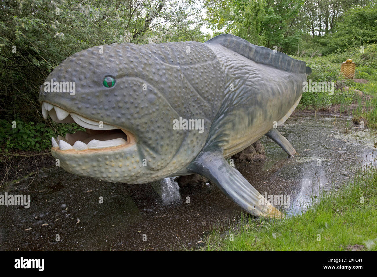 Dunkleosteus extinct Placoderm carnivorous fish reaching 30m in length ...