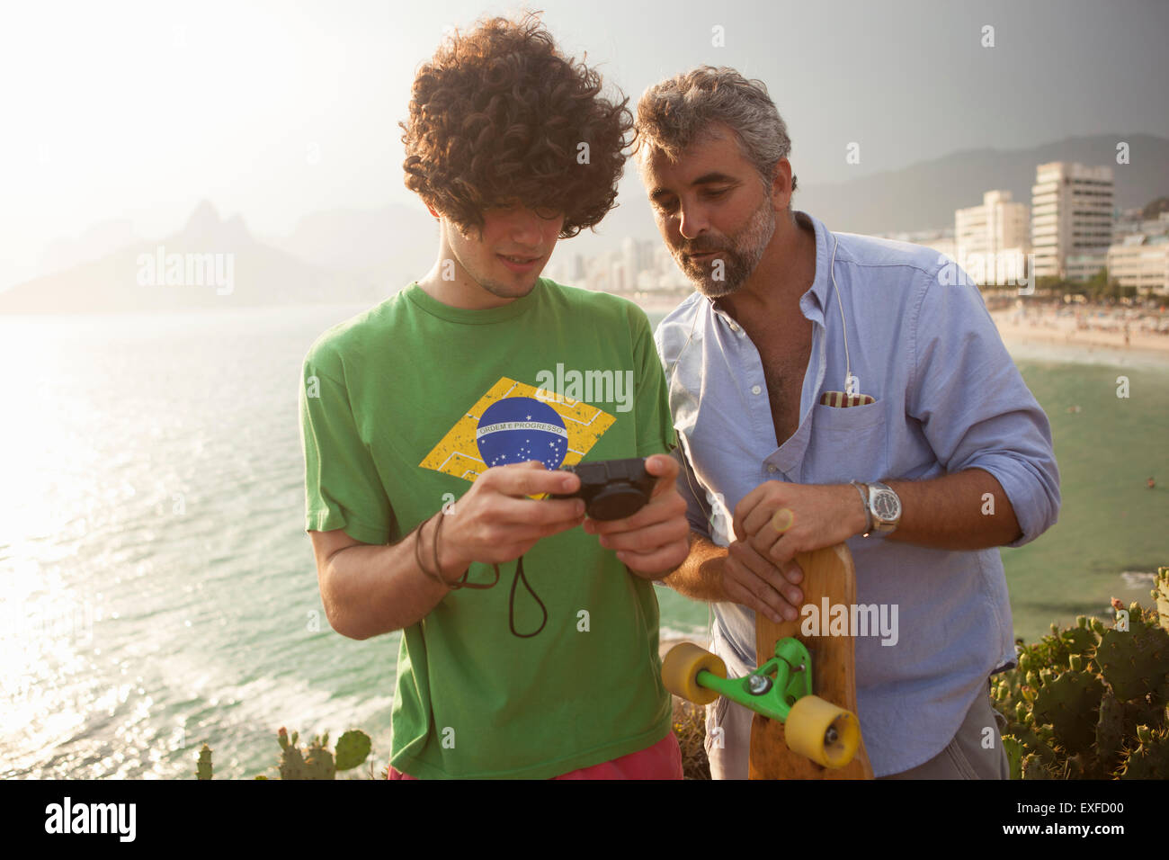 Man beach brazilian flag hi-res stock photography and images - Alamy