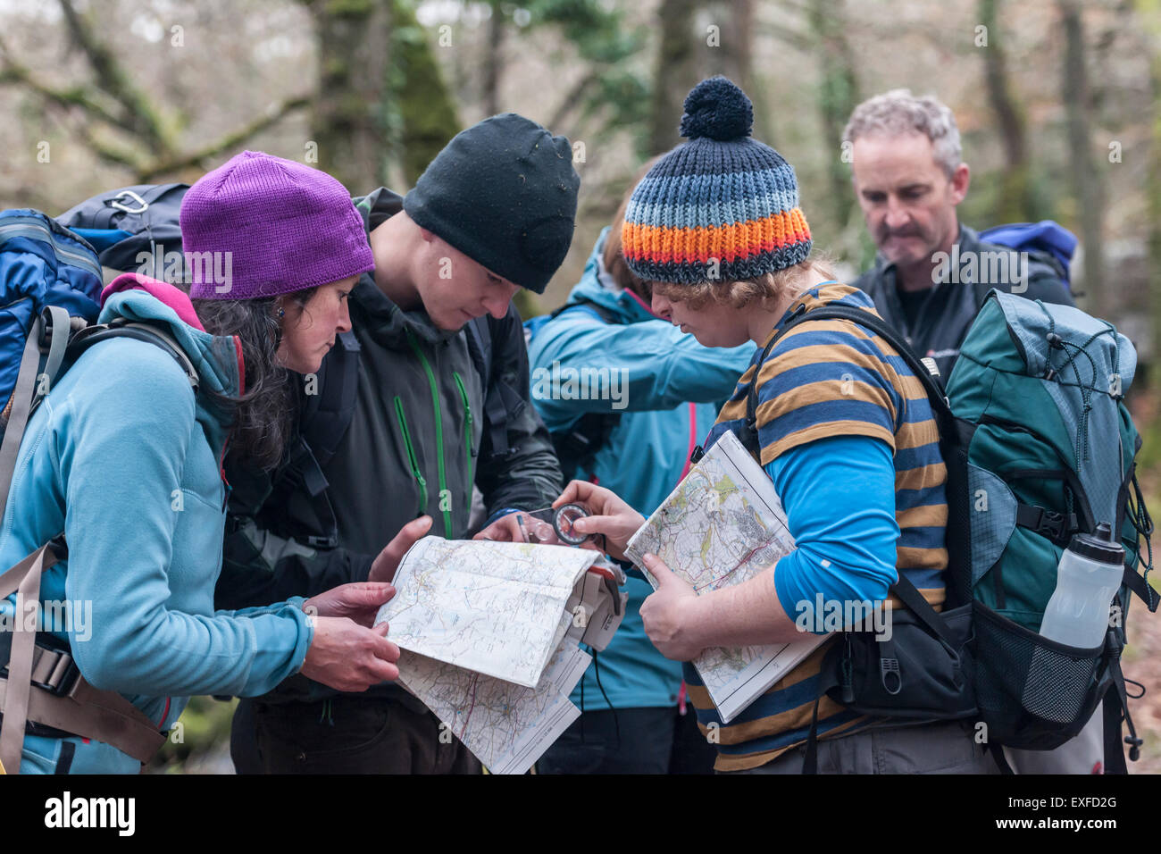 Orienteering group hi-res stock photography and images - Alamy