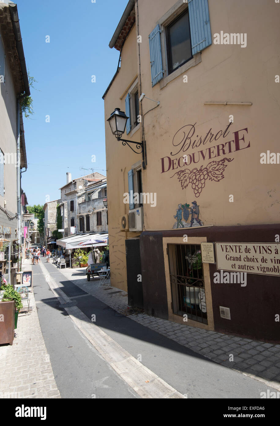 The picturesque town of Saint Remy de Provence, France EU Stock Photo ...
