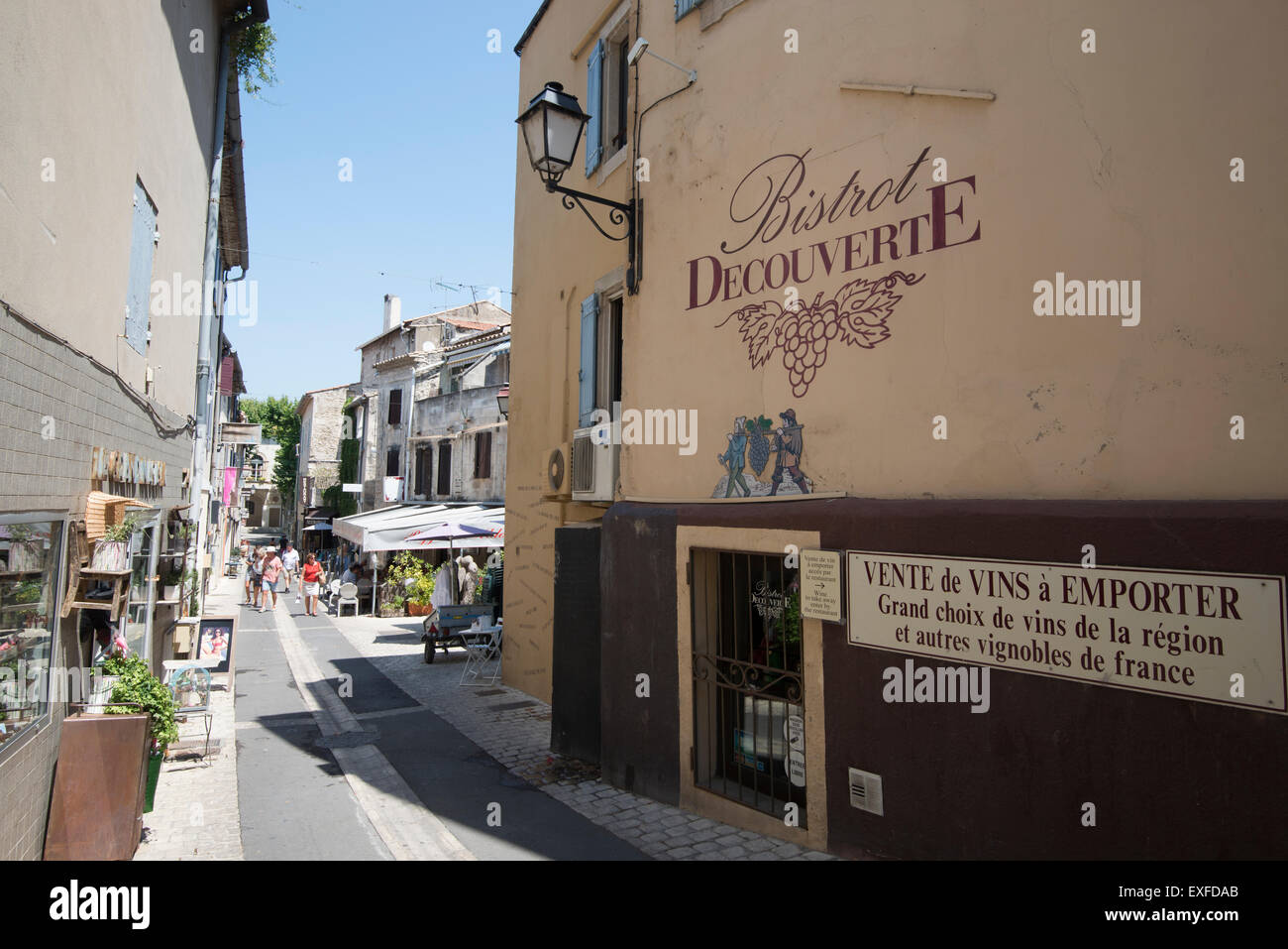The picturesque town of Saint Remy de Provence, France EU Stock Photo ...