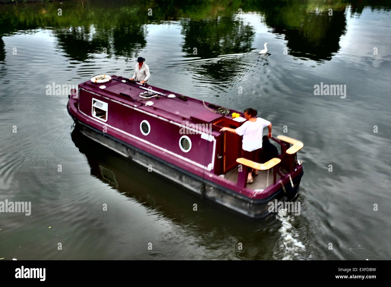Narrow Boats on Diglis Basin Worcester, worcestershire Stock Photo - Alamy