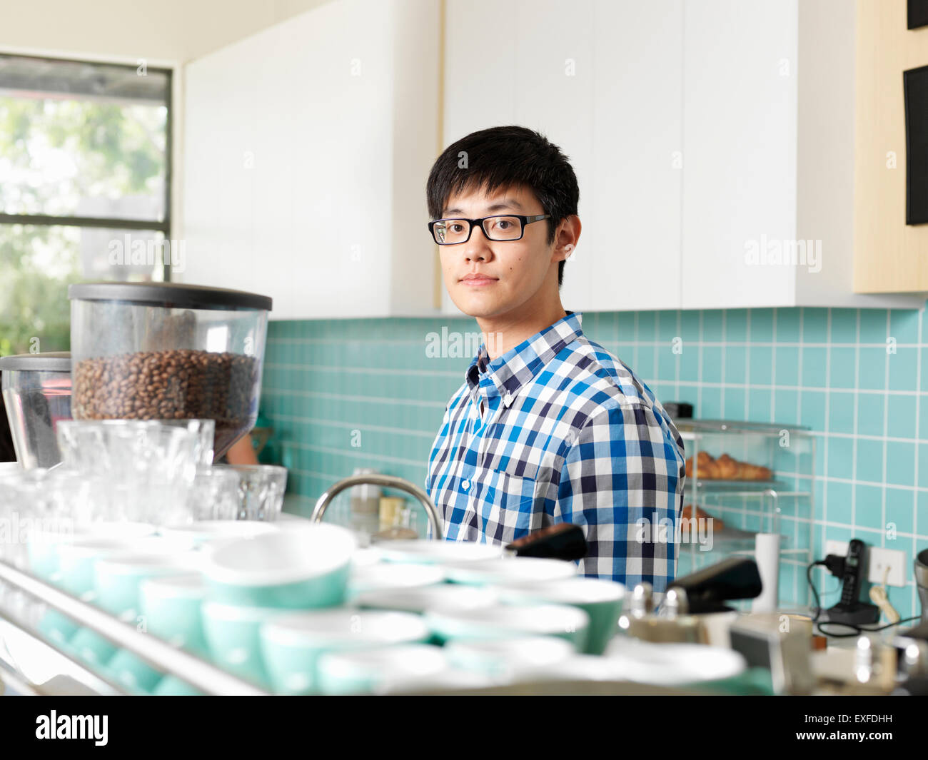 Man behind bar hi-res stock photography and images - Alamy