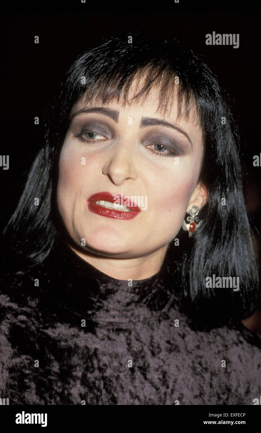 SIOUXSIE AND THE BANSHEES UK rock group with lead singer Siouxsie Sioux ...