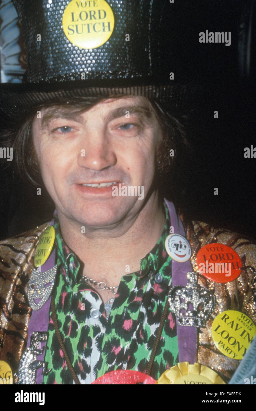 SCREAMING LORD SUTCH (1940-1999) UK pop singer and politician about ...