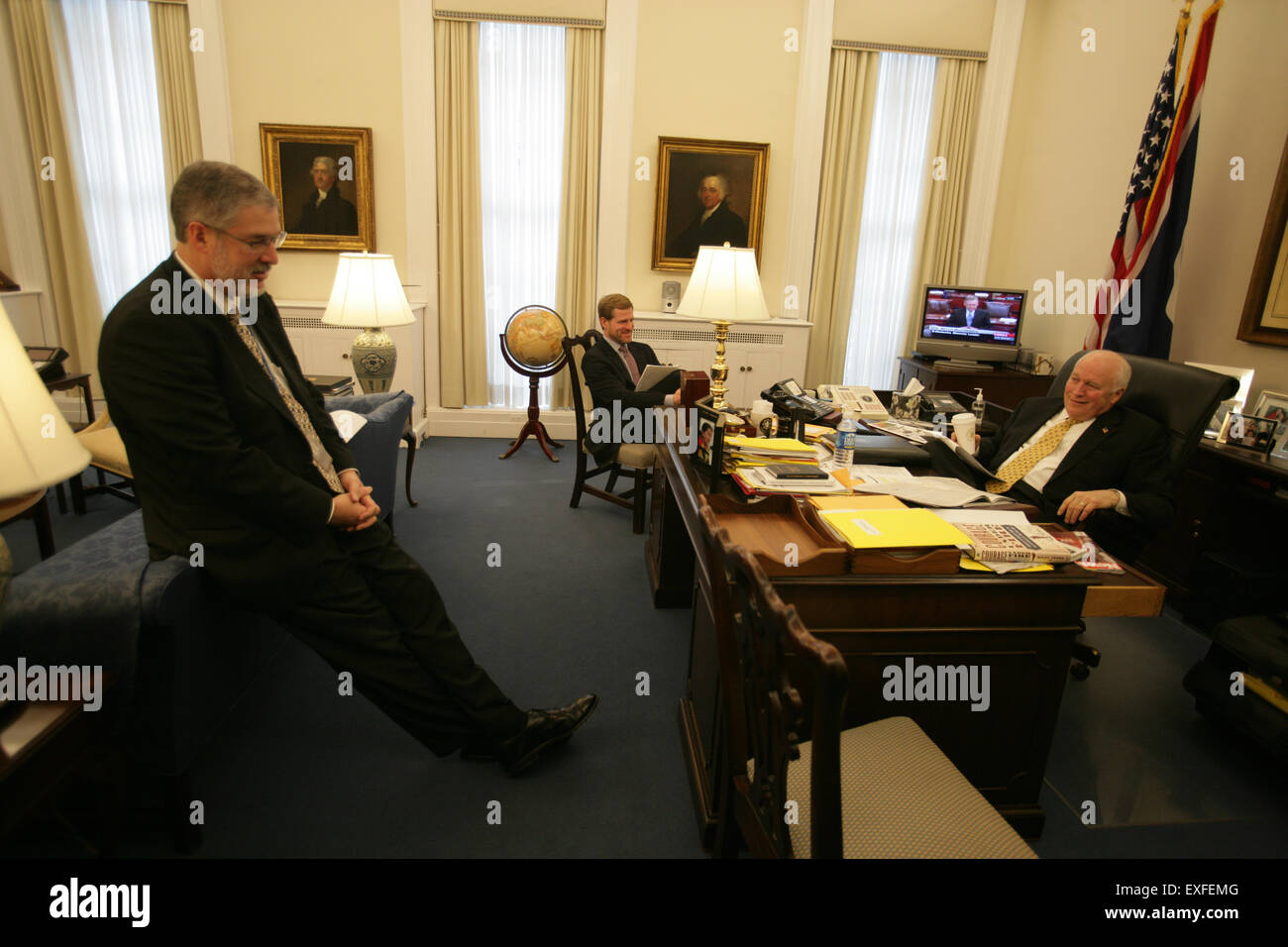 Vice President Cheney Meets with David Addington and John McConnell ...
