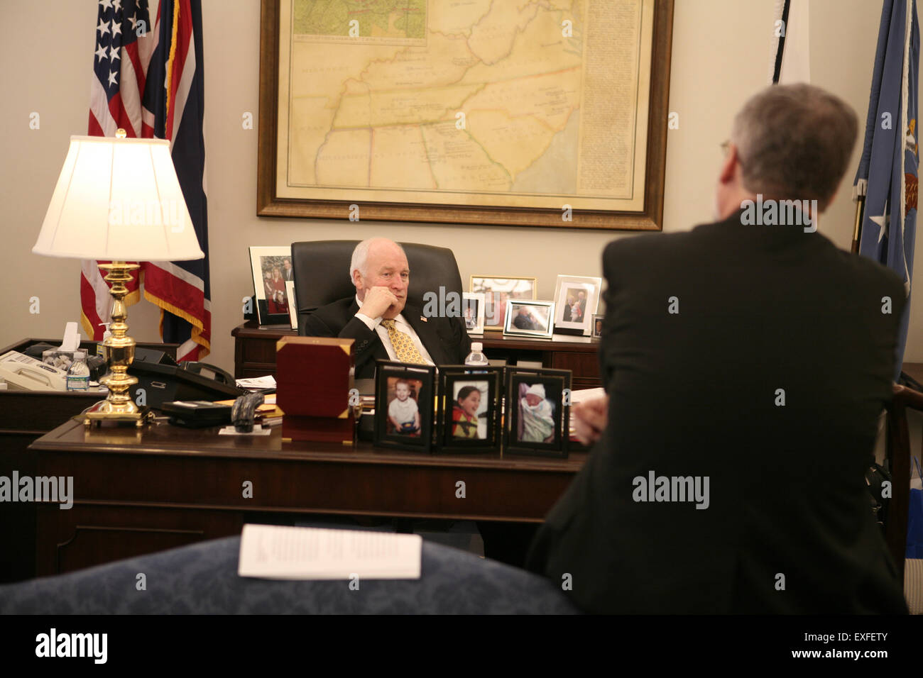 Vice President Cheney Meets with David Addington and John McConnell ...