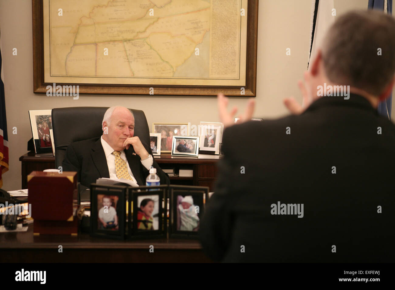 Vice President Cheney Meets with David Addington and John McConnell ...