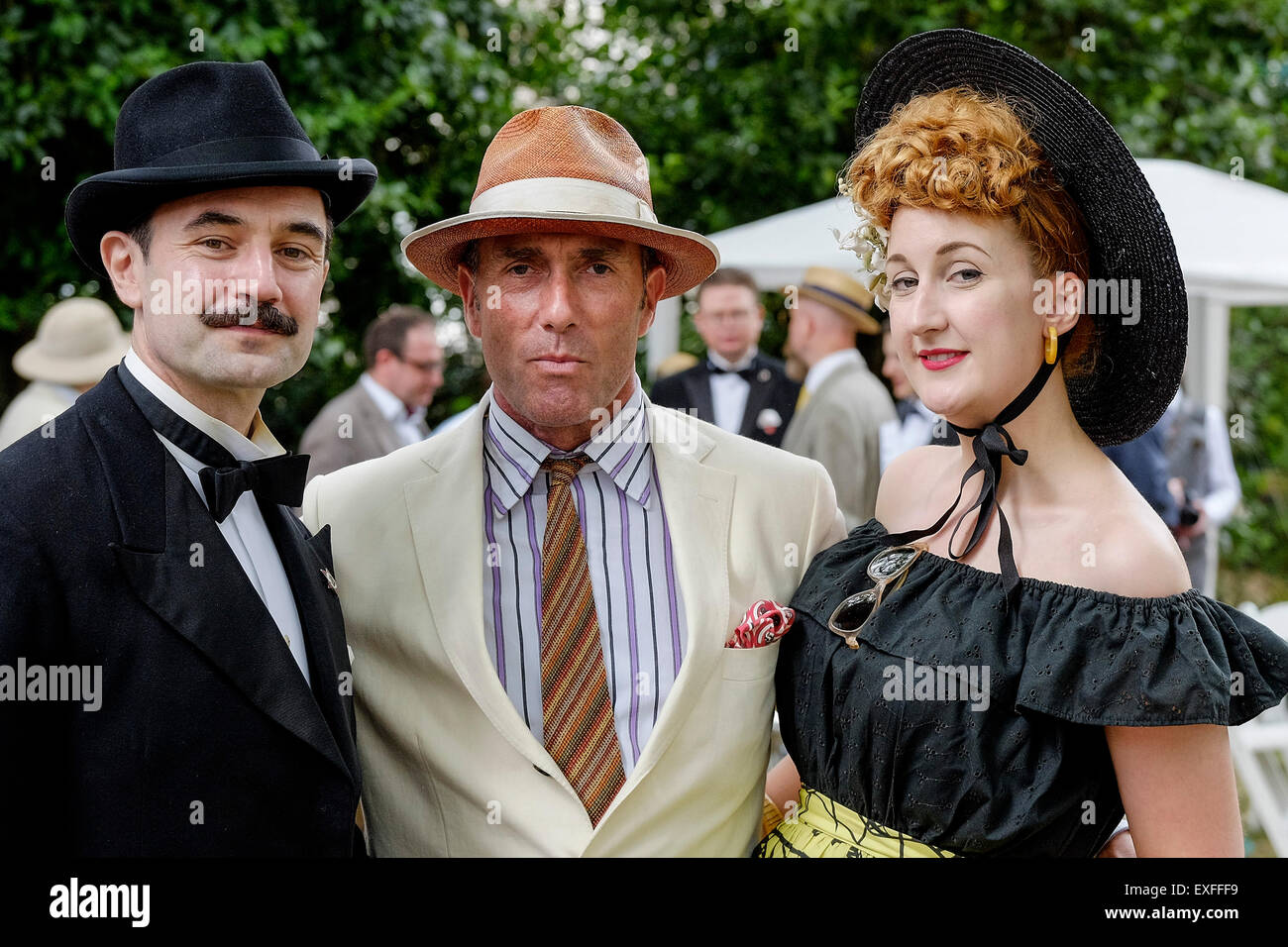 Gustav Temple (centre) editor in chief of the Chap Magazine and patron ...