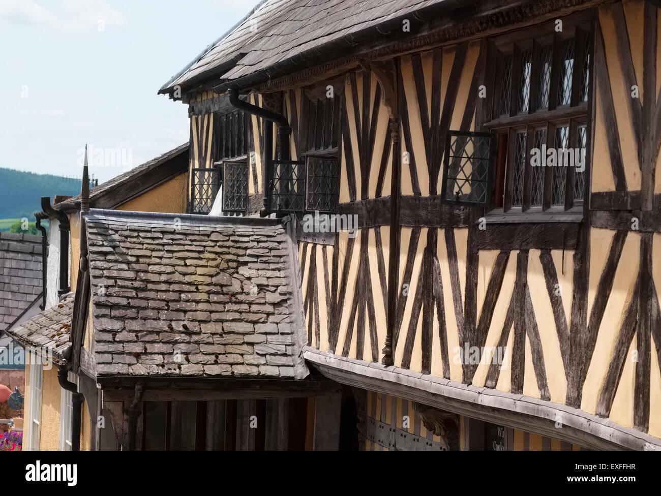 Half timbered house in the castle hi-res stock photography and images ...