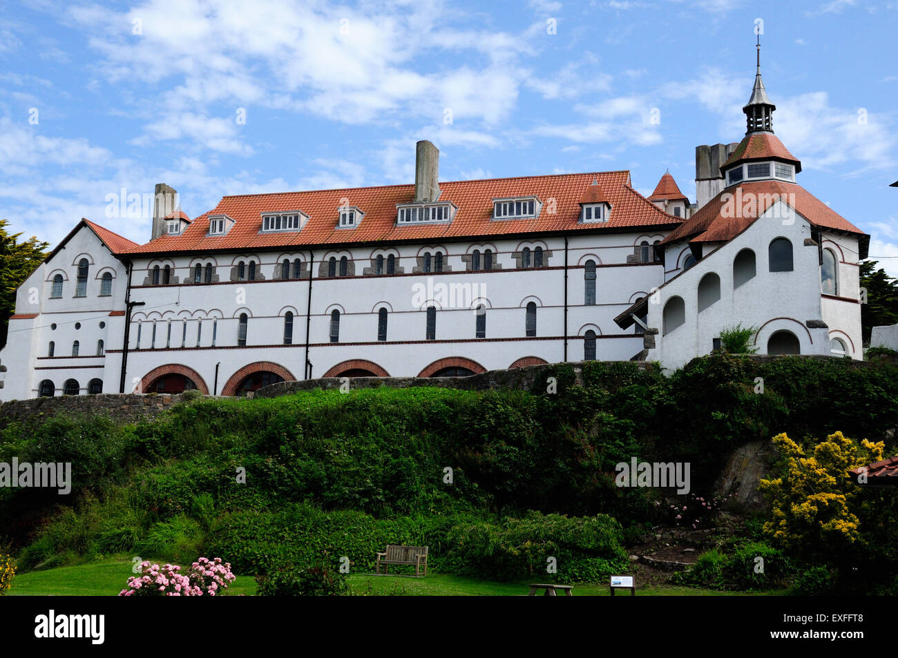 Caldey Monastery Tenby Pembrokeshire Wales Cymru UK GB Stock Photo - Alamy