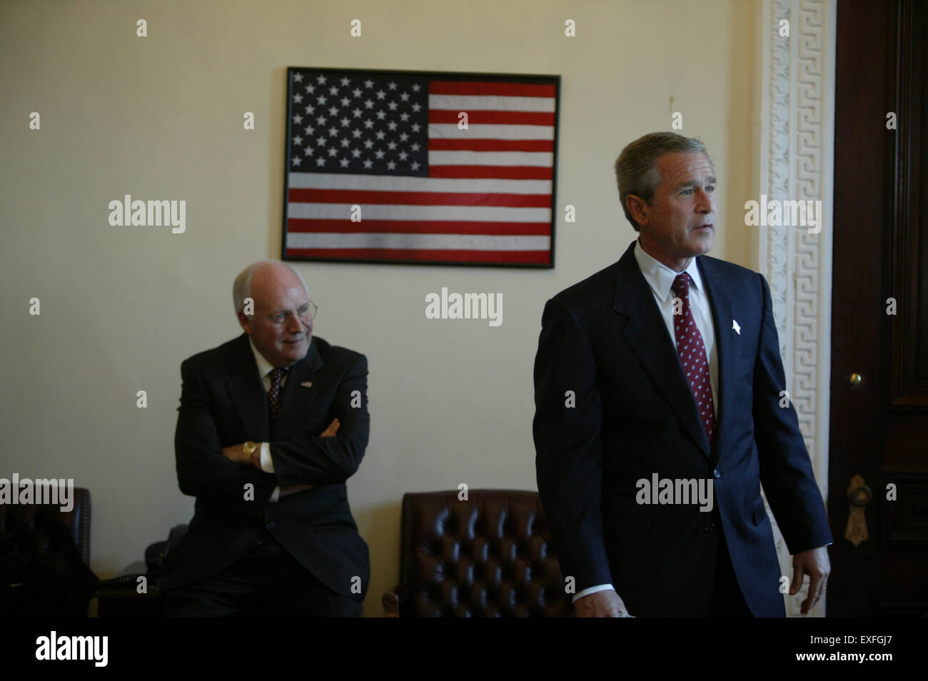 Treaty room of the white house bush hi-res stock photography and images ...