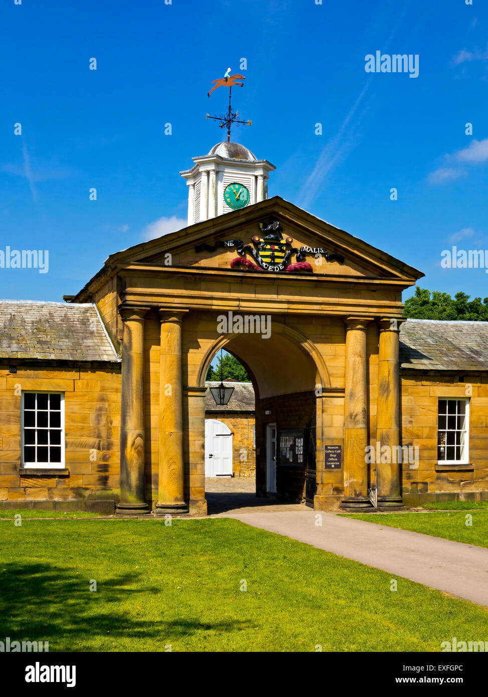 The Stable Block at Renishaw Hall Derbyshire England UK Stock Photo - Alamy