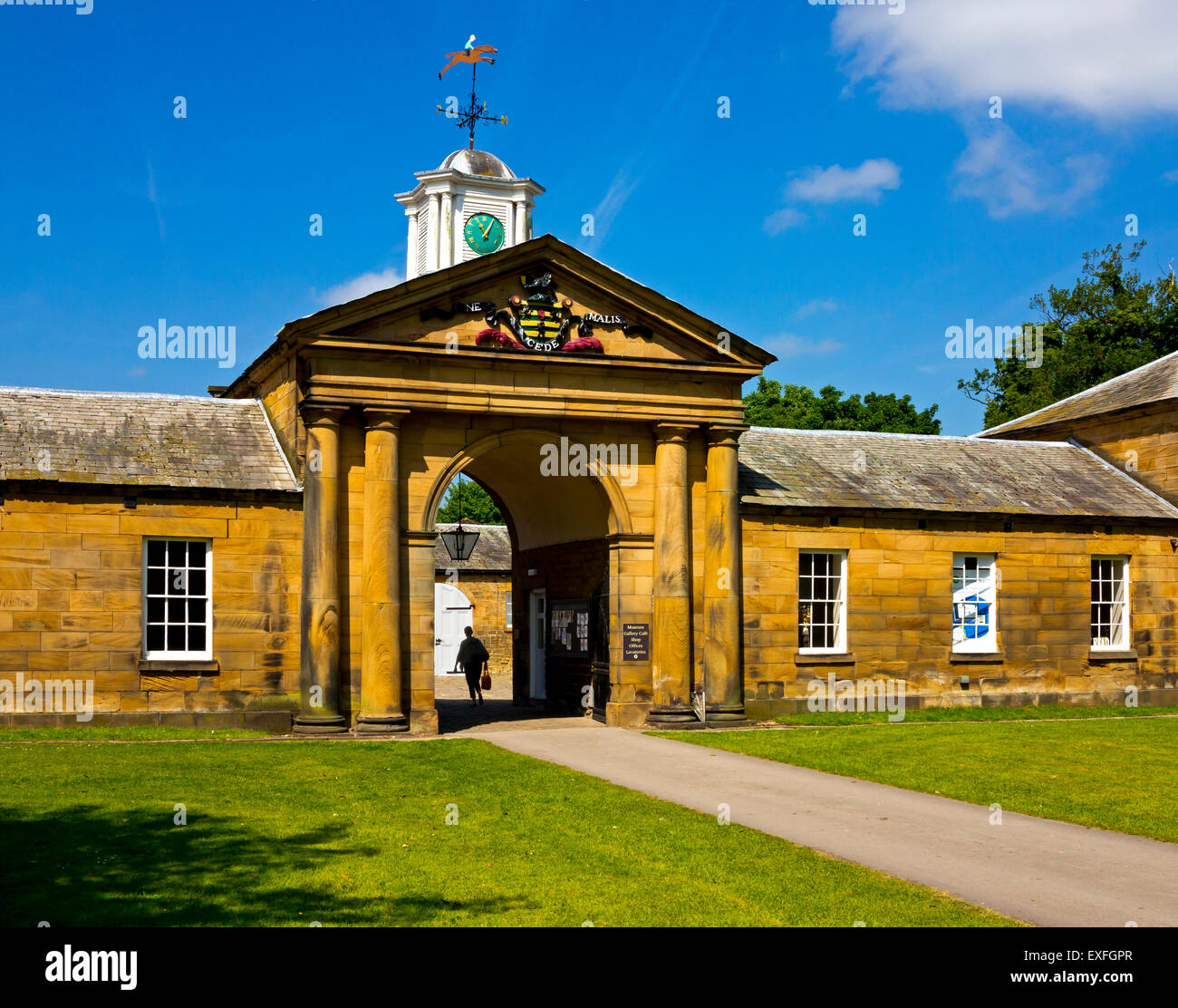 The Stable Block at Renishaw Hall Derbyshire England UK Stock Photo - Alamy