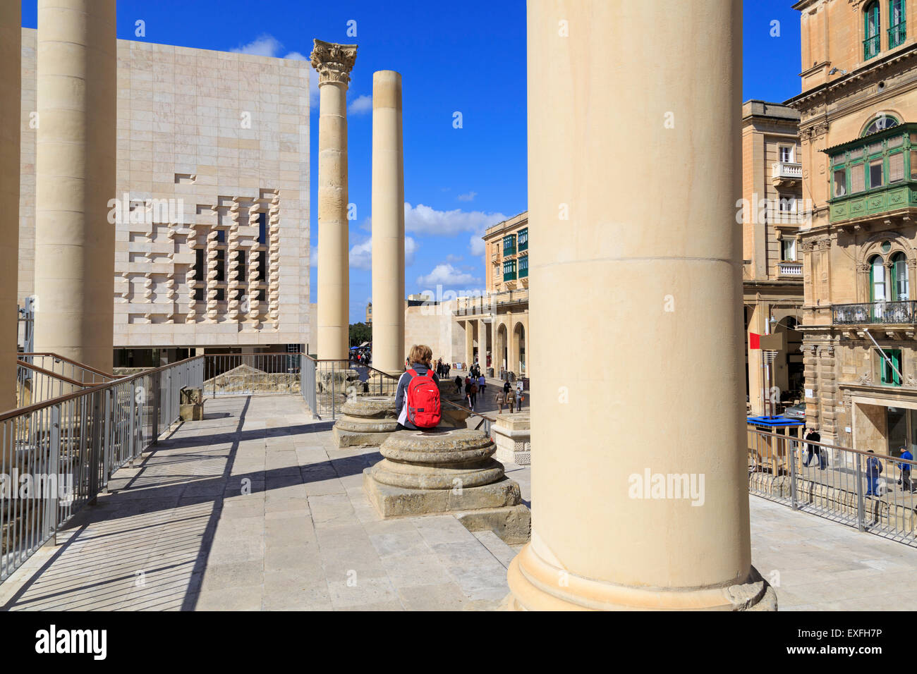 Royal Opera House & Parliament, Valletta, Malta, Europe Stock Photo - Alamy