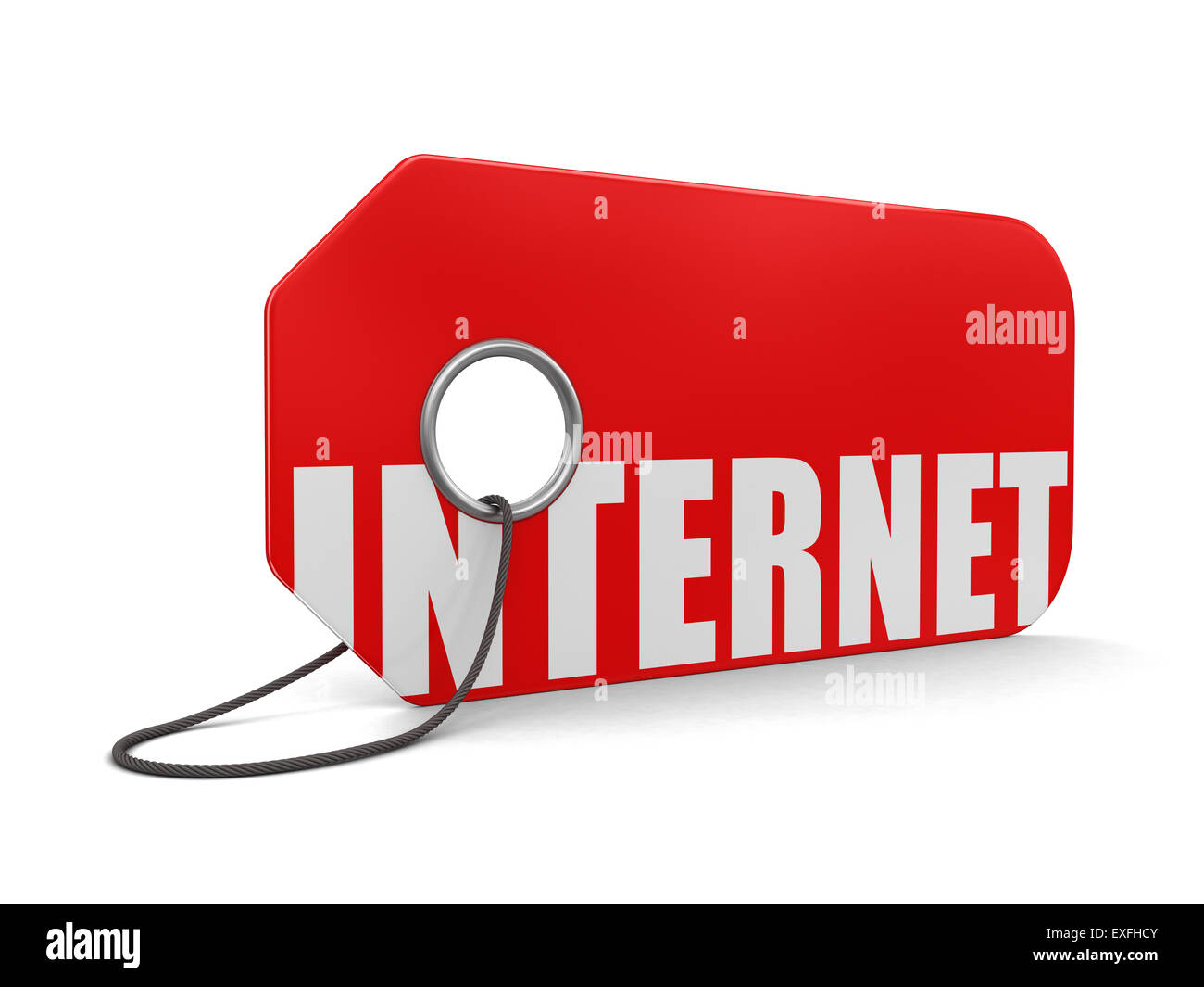 Label Internet. Image with clipping path Stock Photo - Alamy