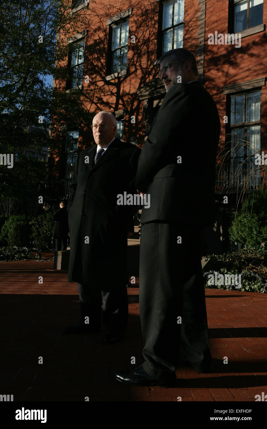 Vice President Cheney with David Addington Before Departure of ...