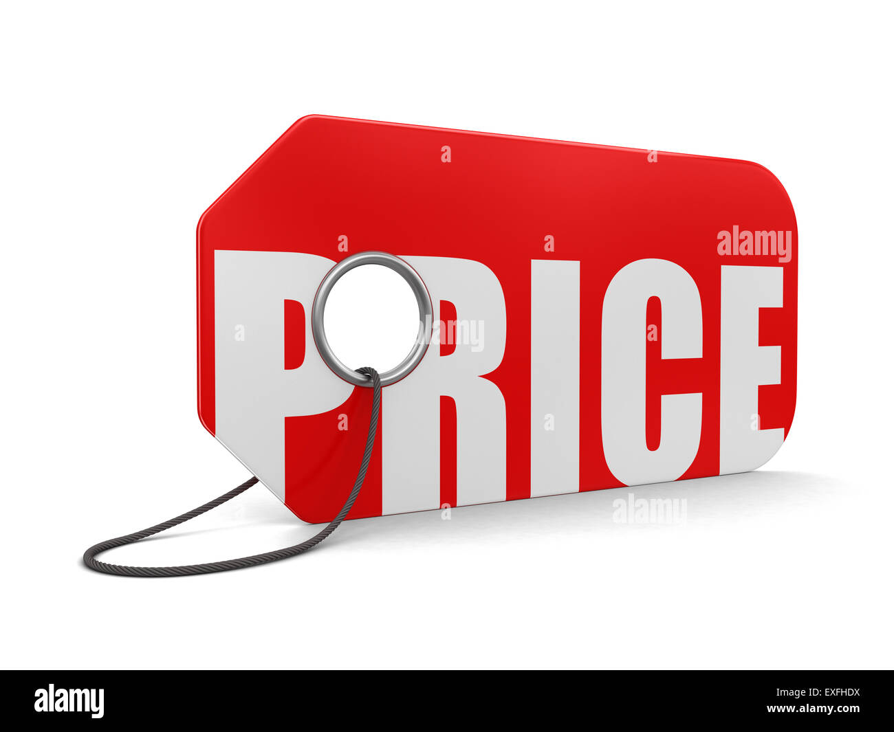 Label with Price. Image with clipping path Stock Photo - Alamy