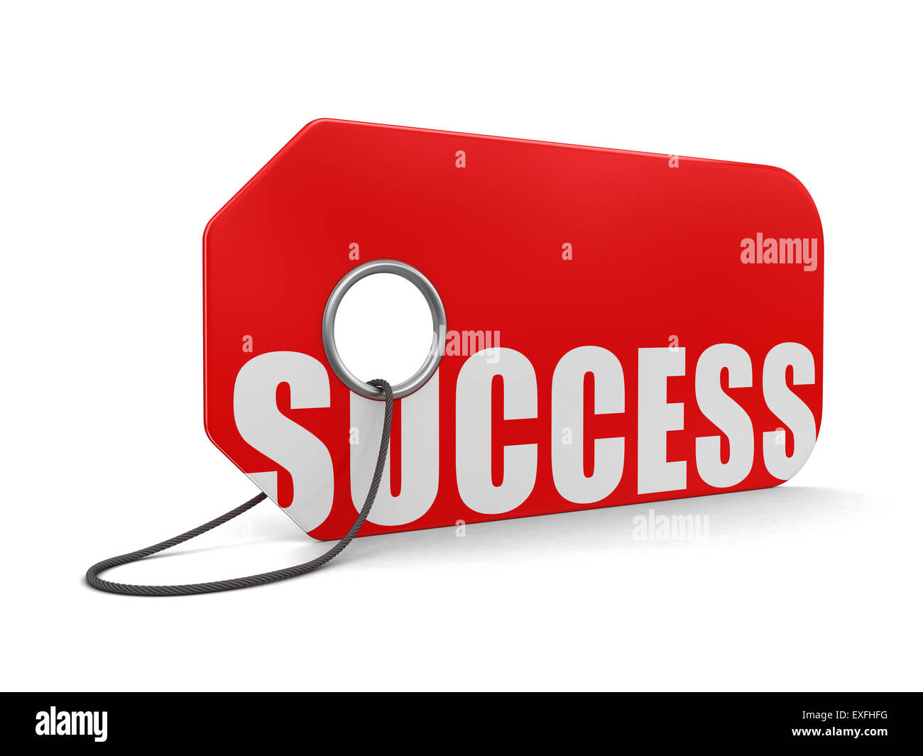 Label success. Image with clipping path Stock Photo - Alamy