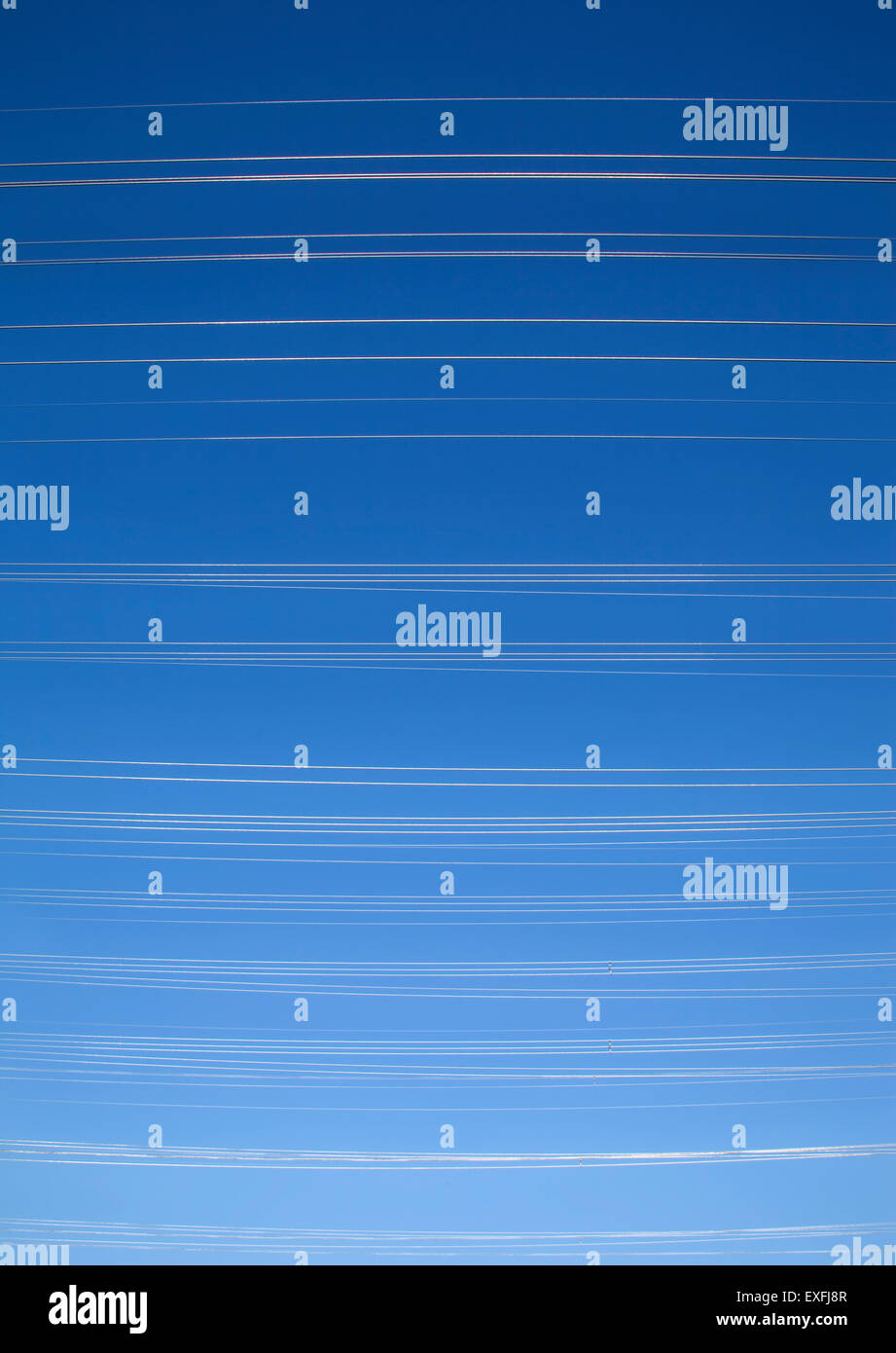 Electric utility lines wires hi-res stock photography and images - Alamy